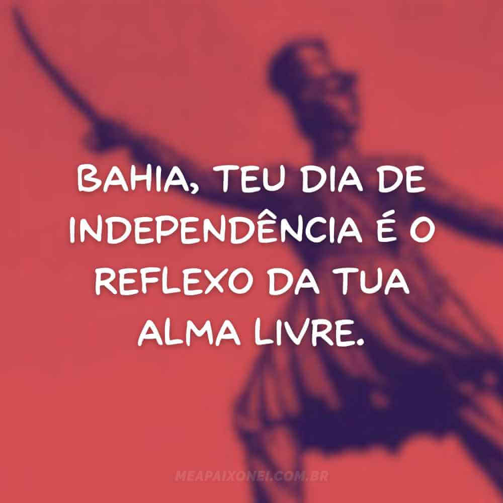 45 Frases do Dia da Independência da Bahia - Me Apaixonei