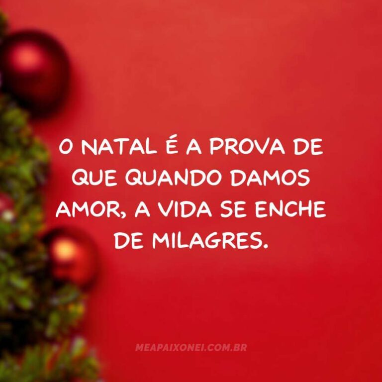 50 Frases Emocionantes de Natal com Esperança e Alegria - Me Apaixonei